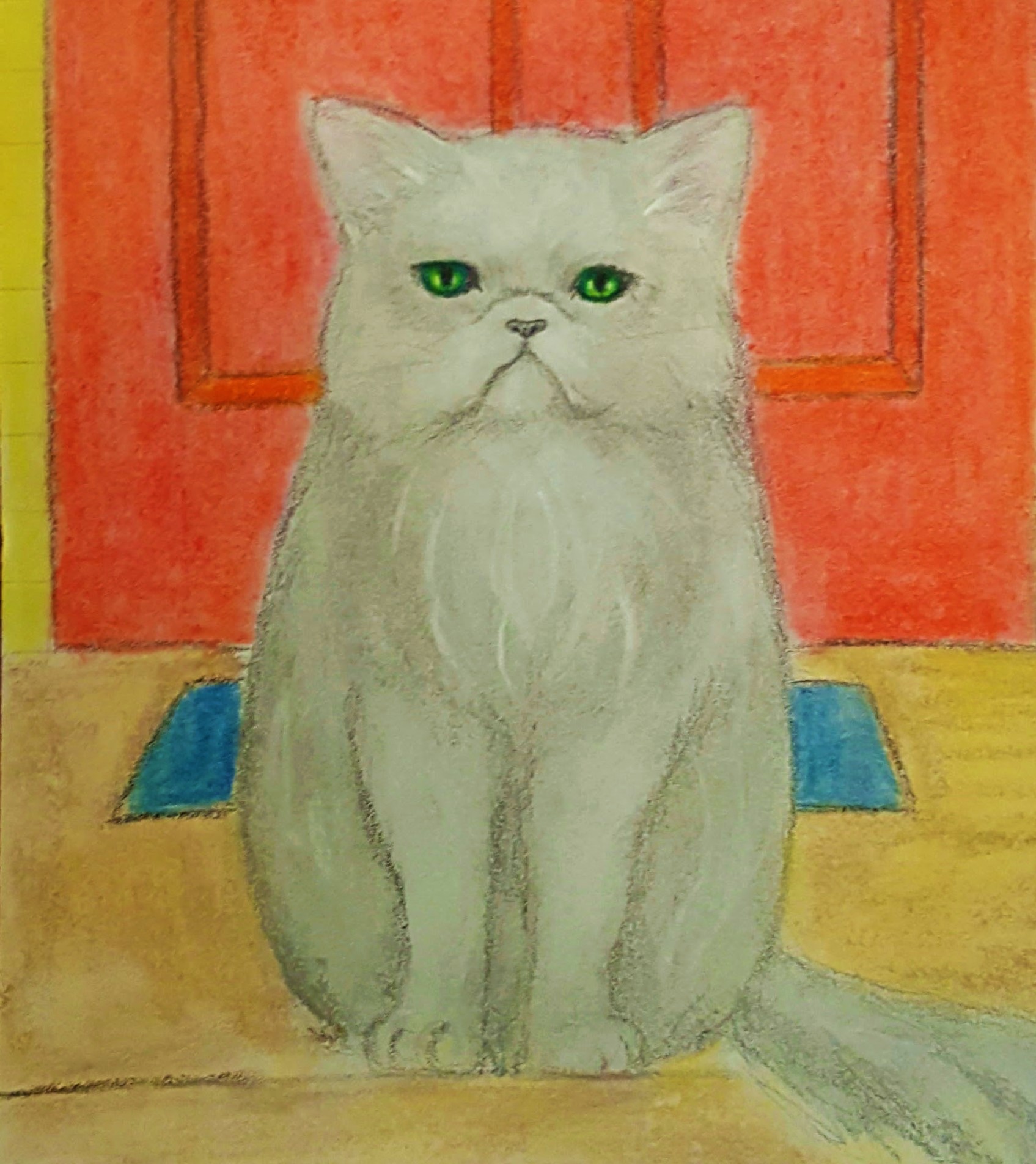Cat Illustration Frustration – Chessie art and crafts